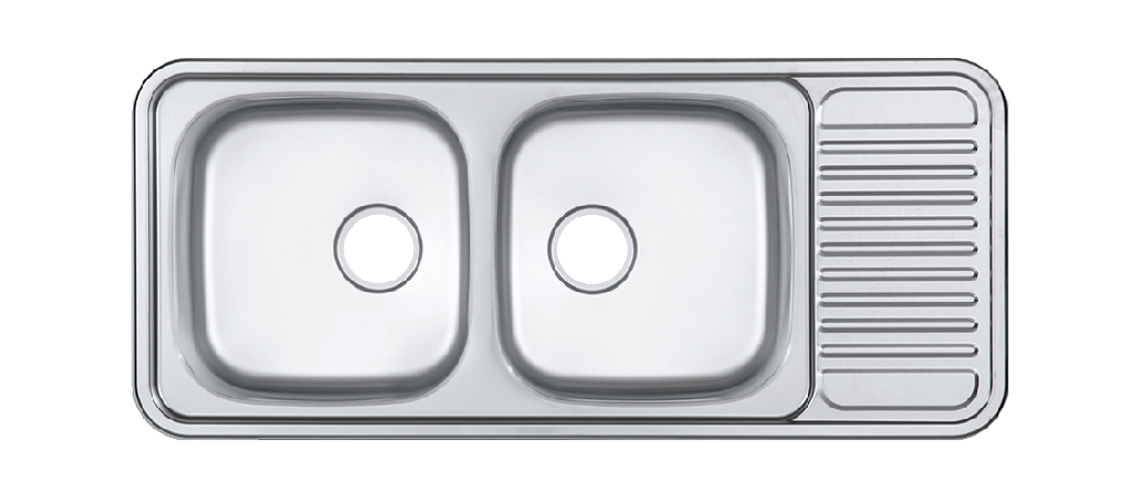 ISD1100 Stainless Steel Korean Inset Sink | Saudi Kitchen Line